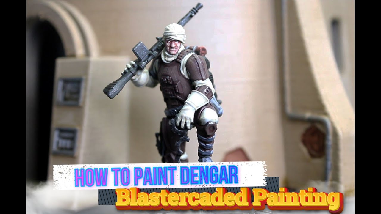 How To Paint Star Wars Shatterpoint: Dengar - YouTube