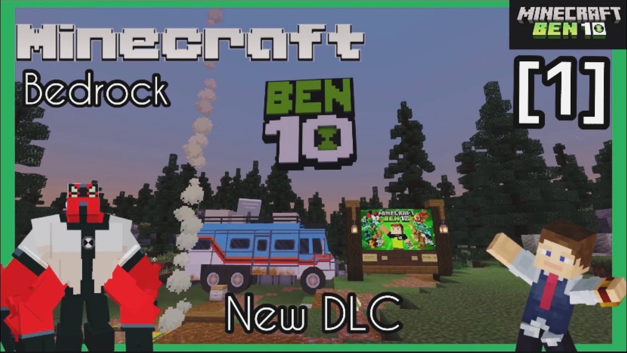 Ben 10 DLC Walkthrough [Part 1] Market Place Map | Minecraft Bedrock - YouTube