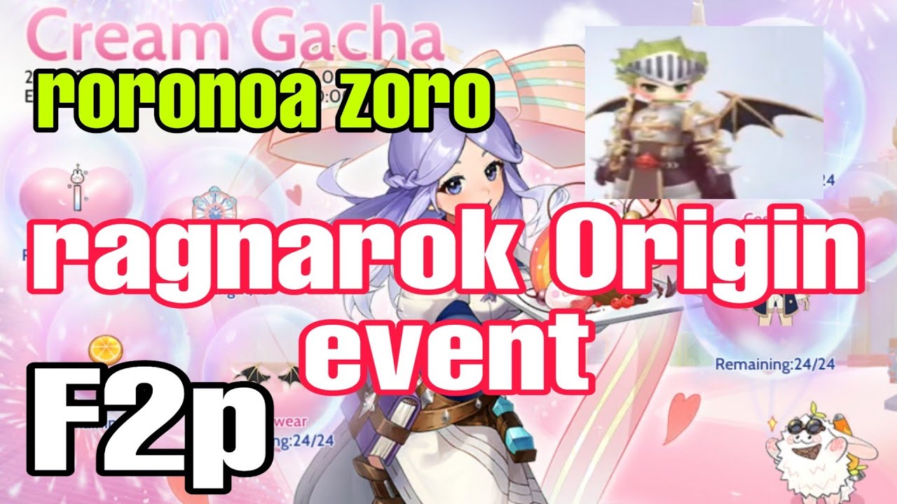ragnarok origin CREAM GACHA EVENT - YouTube