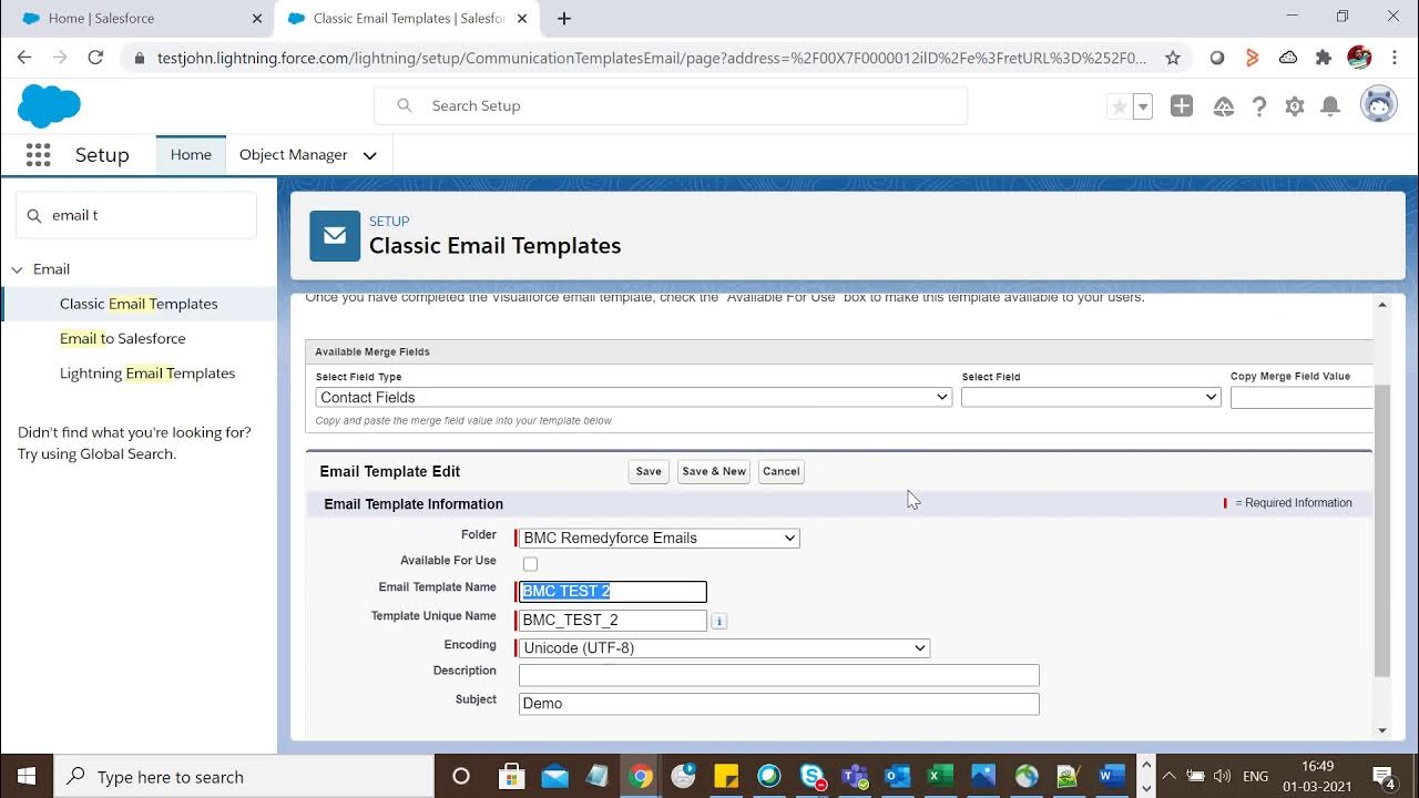 How to Create a Visualforce Email Template - YouTube