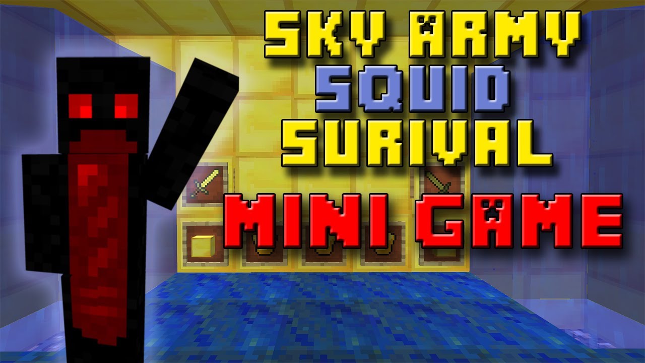 Sky Army Squid Survival // Minecraft Mini Game w/ Darknewt - YouTube