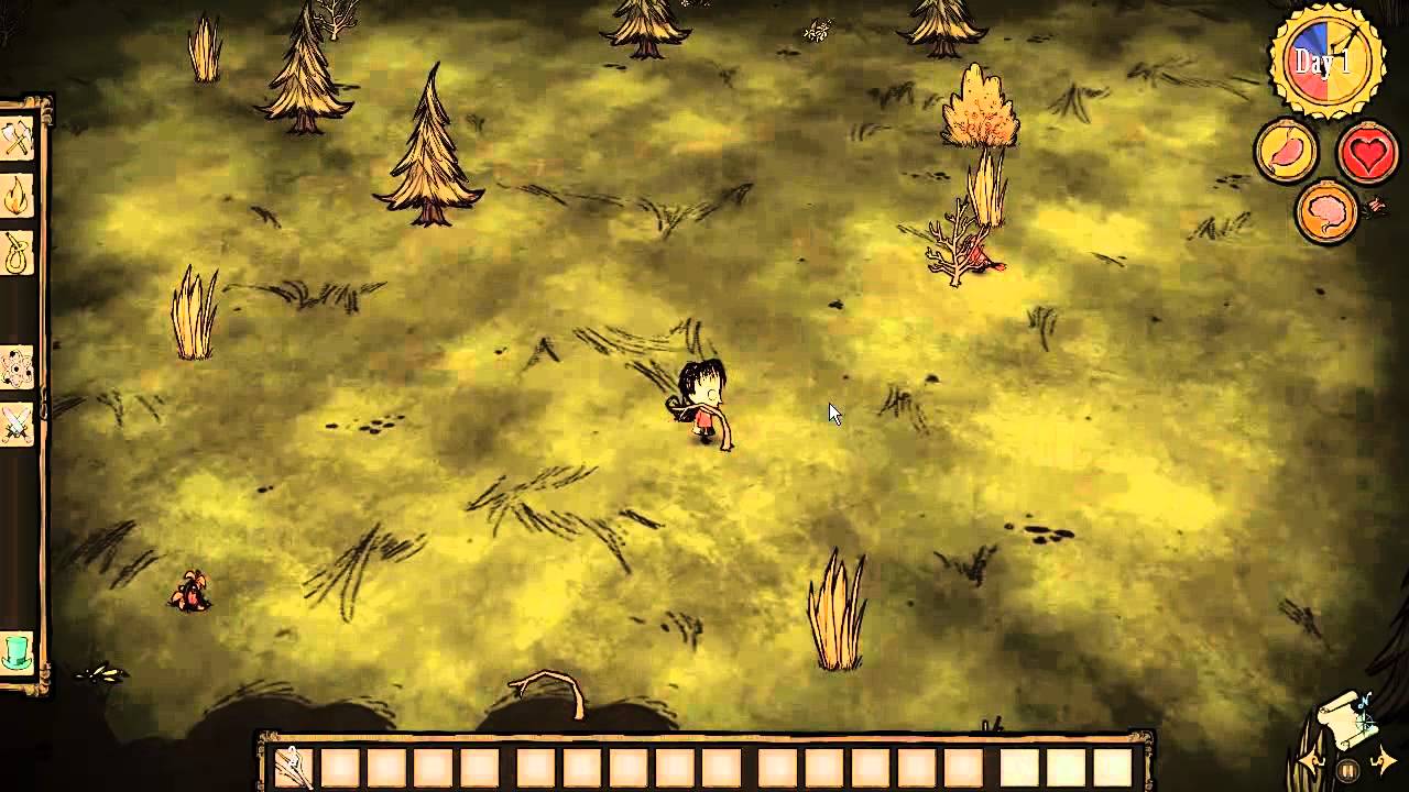 Don't Starve Tutorial 3 - Gathering Saplings - YouTube