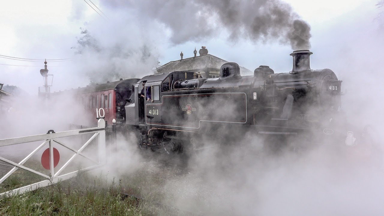 East Somerset Railway Launching Of Ivatt Class 2 2-6-2T 41313 On Sat ...