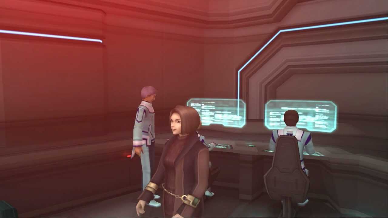 Xenosaga III HD Cutscene 048 - Omega Malfunctions (CAT Testing Ground ...