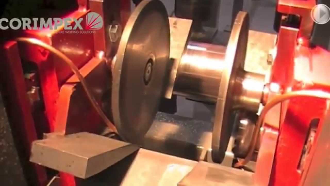 Preparação de chapa para viga soldada - YouTube