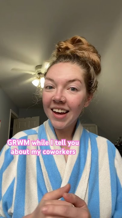 GRWM while I tell you my workplace drama #grwm #skincare #funny #humor #funnyshorts # ...