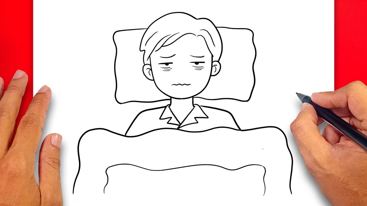 How to draw Insomnia - Disease Drawing - YouTube
