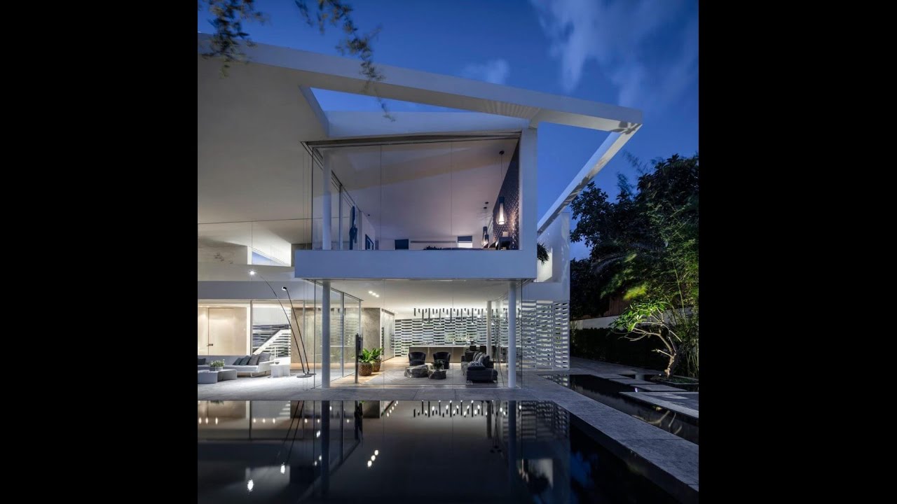 Luxury Modern House Design with Long Window and Sense of Levity - YouTube