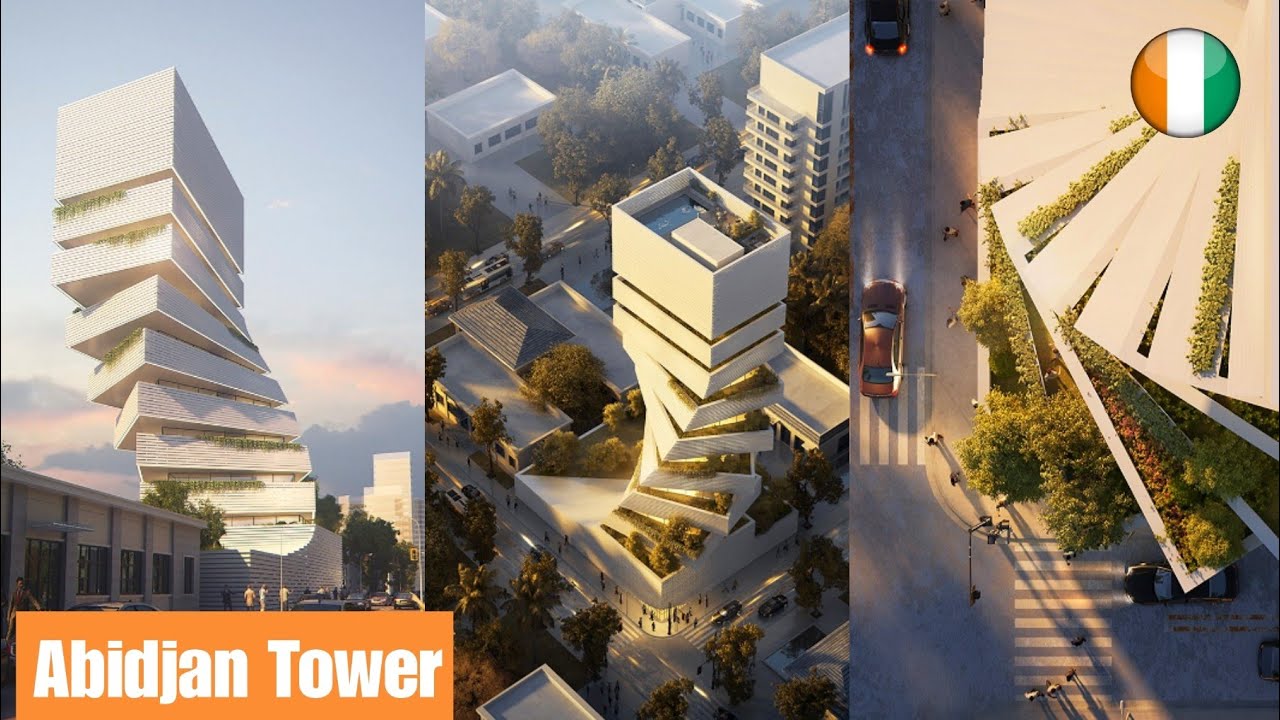 Abidjan tower, un immeuble d'habitation pas comme les autres - YouTube