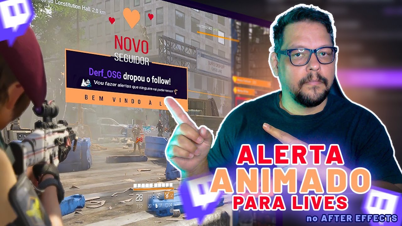 Como fazer ALERTA ANIMADO PARA TWITCH (Live Stream) no After Effects ...