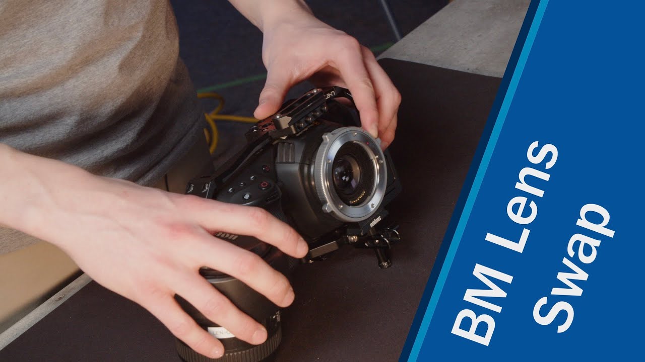 Studio Training Videos | Black Magic Lens Swap - YouTube