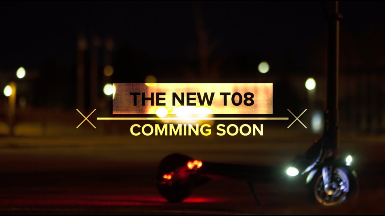 High-speed social distancing with the new T08 E-Scooter - YouTube