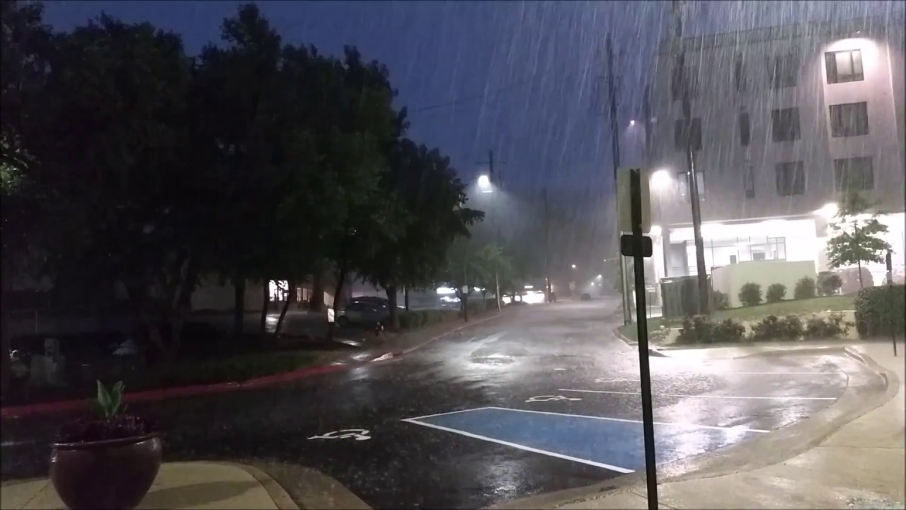 Raleigh, NC Heavy Thunderstorm: August 20, 2018 - YouTube