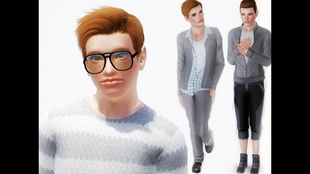 The Sims 3 Create-A-Sim: Nerdy Guy - YouTube