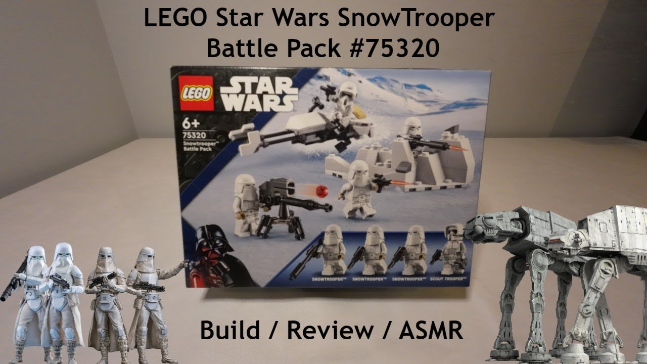 LEGO Star Wars 75320 Snowtrooper Battle Pack - Build/Review/ASMR # ...