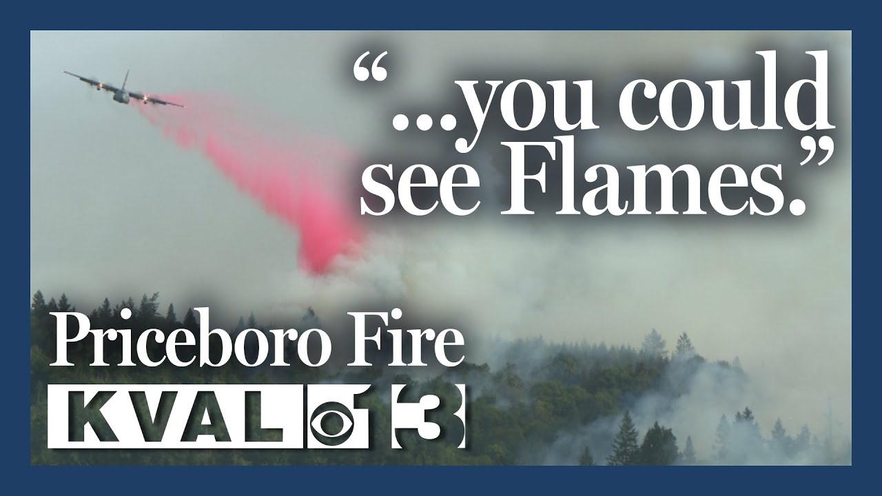 Priceboro Fire Update: Now 200 Acres, Mt. Tom Residents Evacuate - YouTube