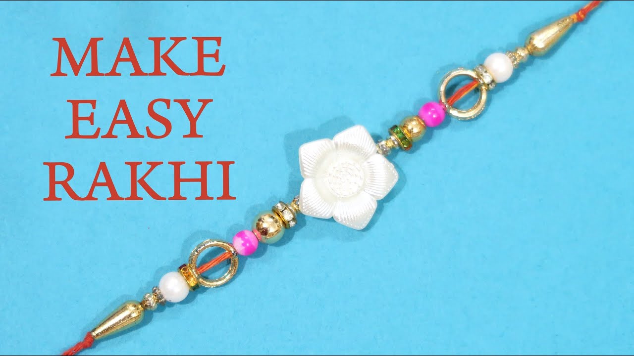 VERY EASY RAKHI MAKING | RAKHI MAKING COMPETITION IN SCHOOL | DIY RAKHI ...
