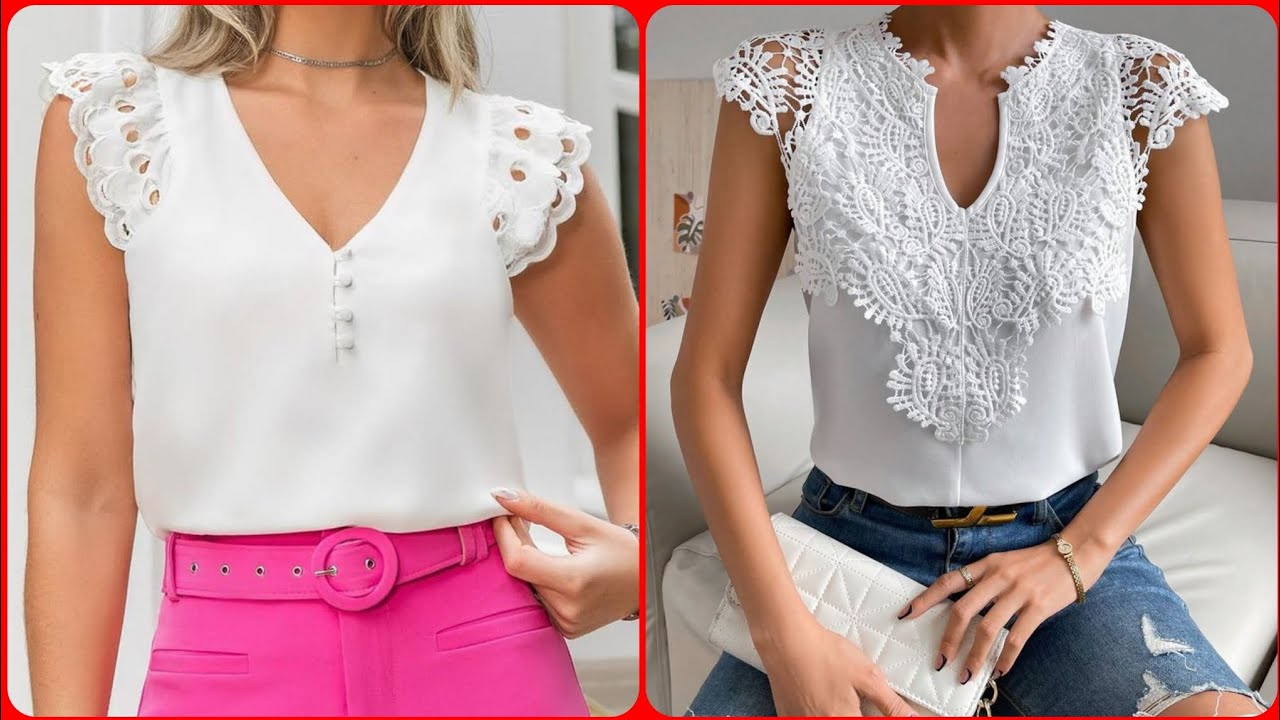 SUPER INCREÍBLES Y MEJORES BLUSAS TOP DISEÑOS - YouTube