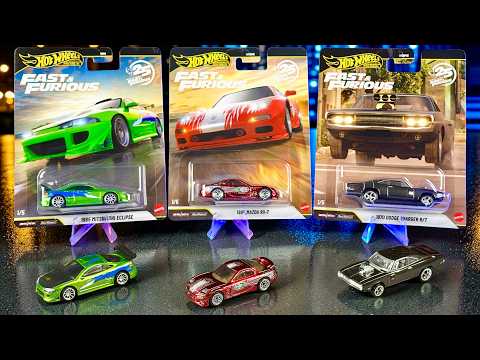 Hot Wheels Fast and Furious Chase Cars Race!