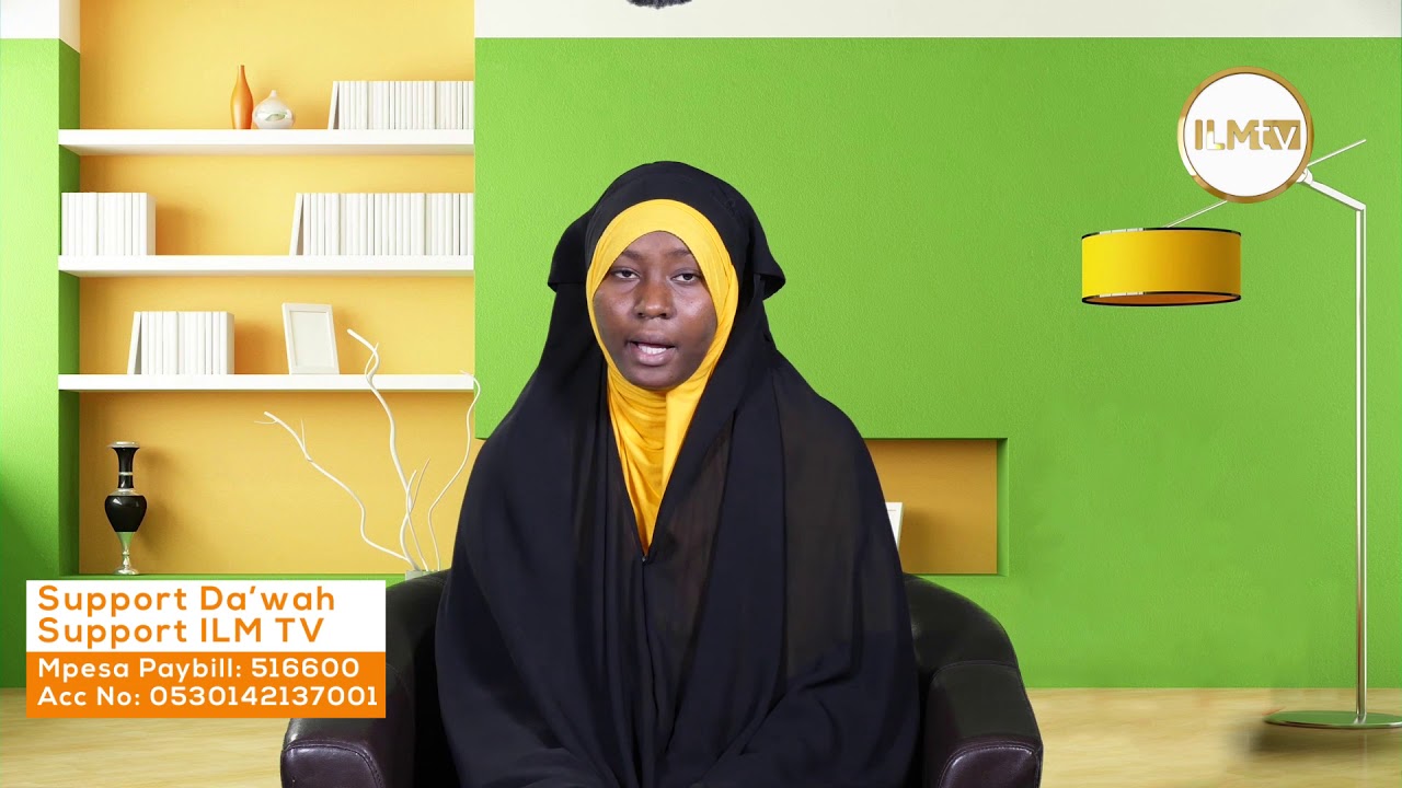 TABIA ZA WANAWAKE - PEPO YA MWANAMKE Ustadha Khadijah Rashid S1 EP 03 - YouTube