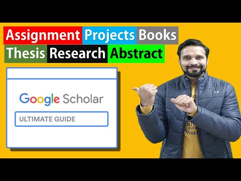 Use Google Scholar for Academic Research