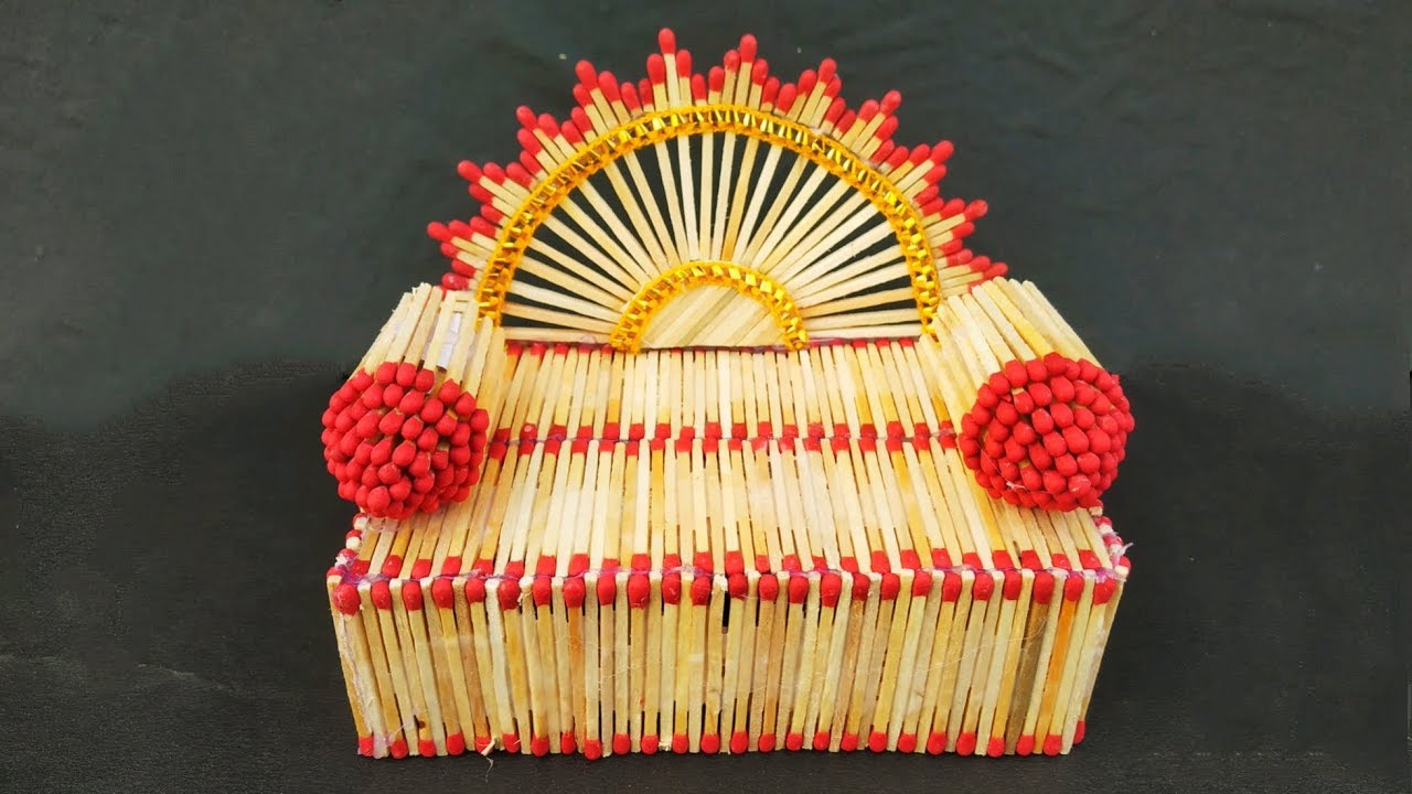 Matchstick art idea ! Amazing miniature Royal with matchestick ...