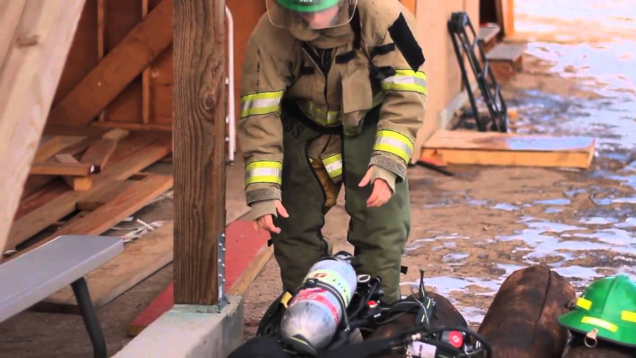 Donning SCBA - YouTube