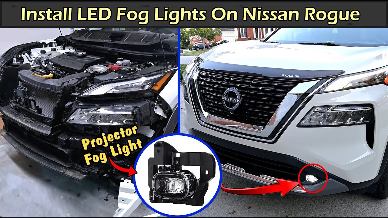 Install LED Fog Lights On Nissan Rogue | 2021+ - YouTube
