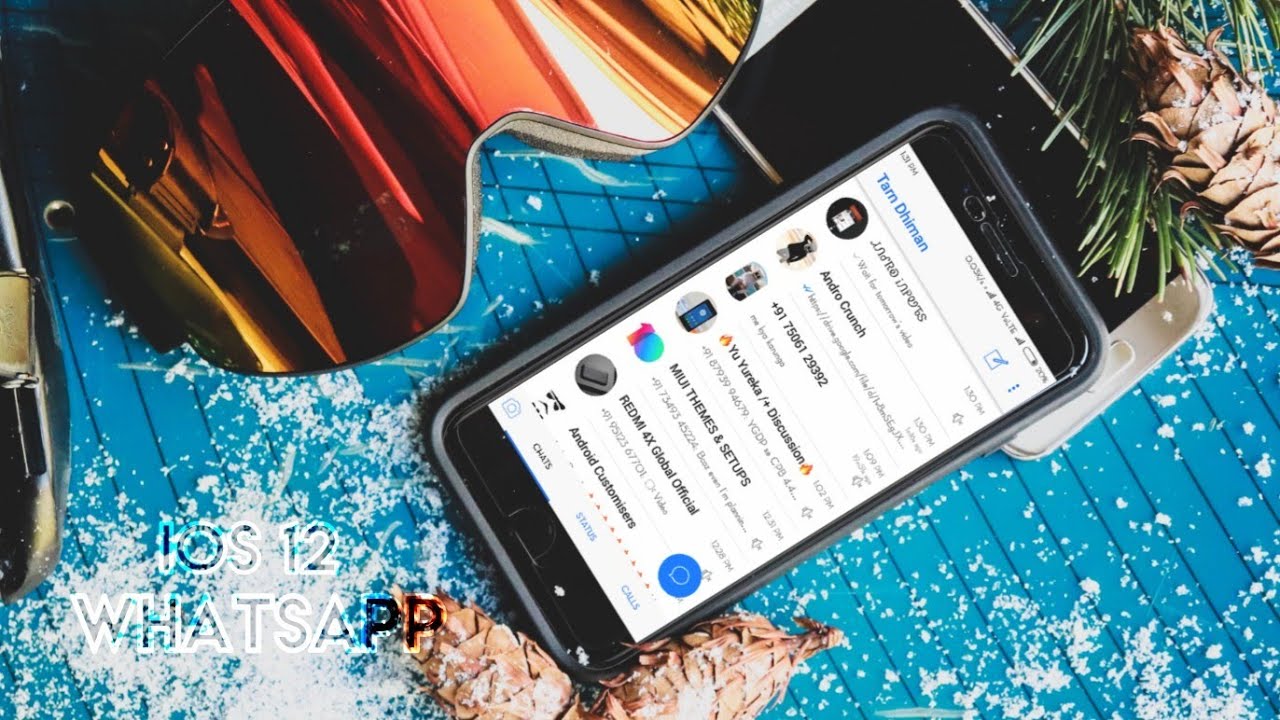 iOS 12 Style WhatsApp For Android | iOS 12 WhatsApp | iOS 12 WhatsApp ...