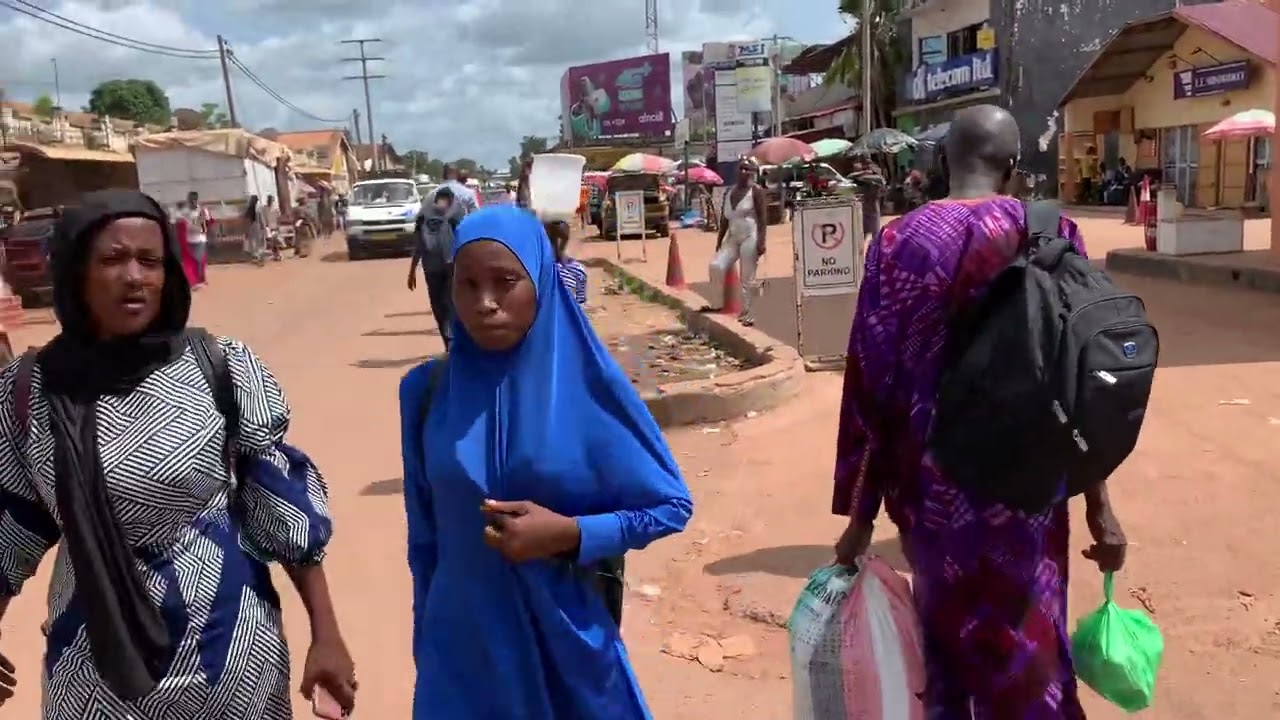Brikama Market The Gambia - YouTube