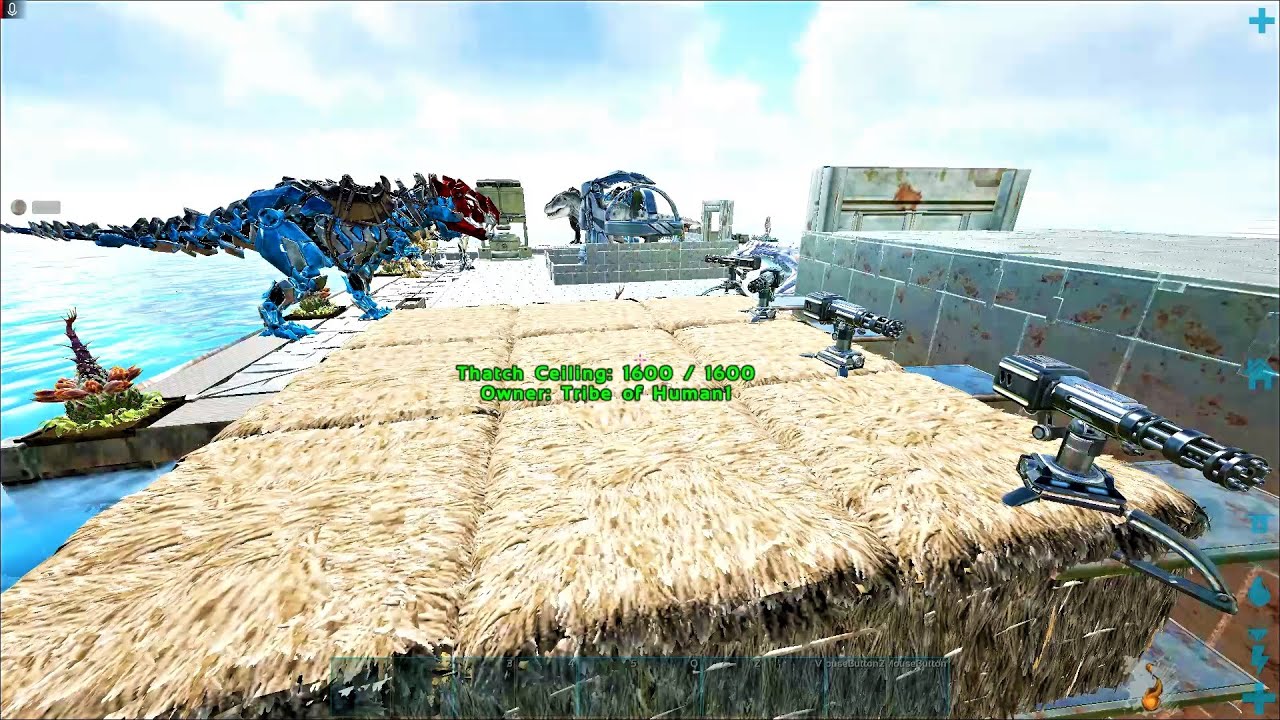 Raiding A HIDDEN Ocean Platform Base With A Raft! S2 E15 | ARK Small ...