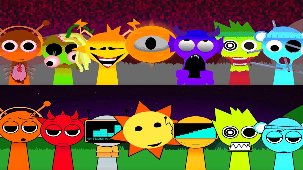 Incredibox - Sprunki Retake but exe is goreless vs normal sonic - YouTube