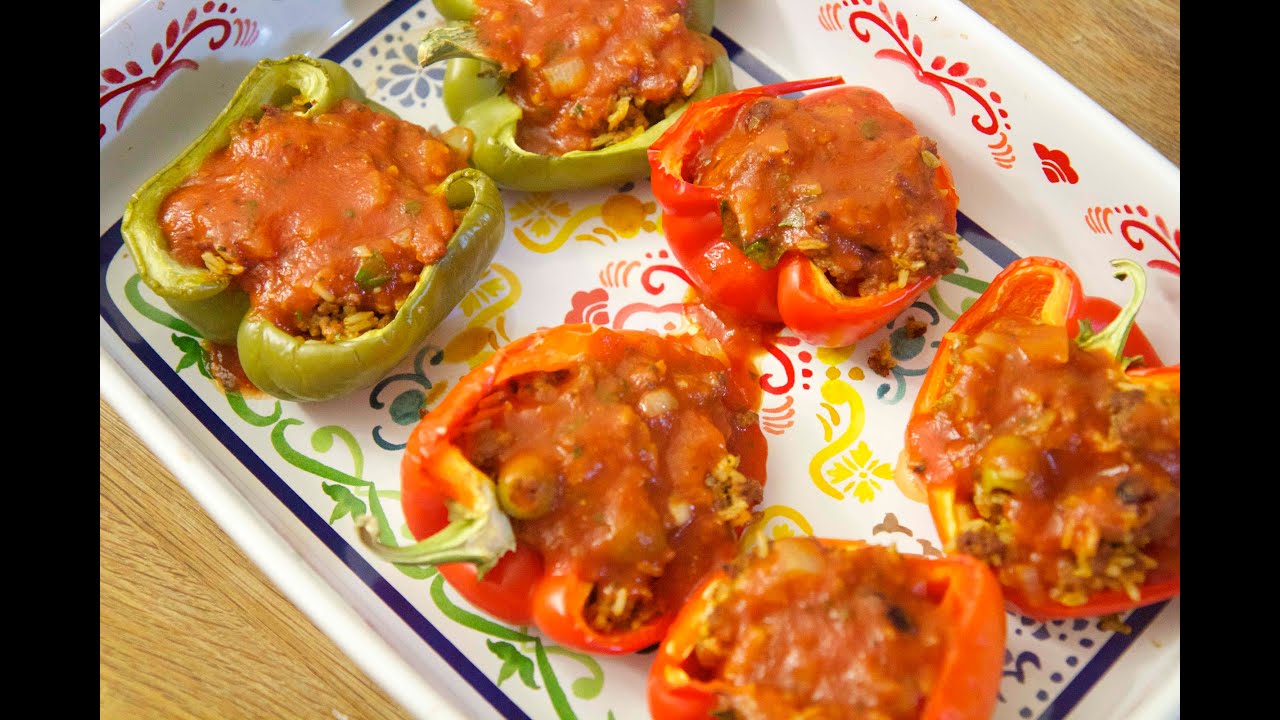 Cuban Stuffed Peppers - Ajies Rellenos episode 204 - YouTube