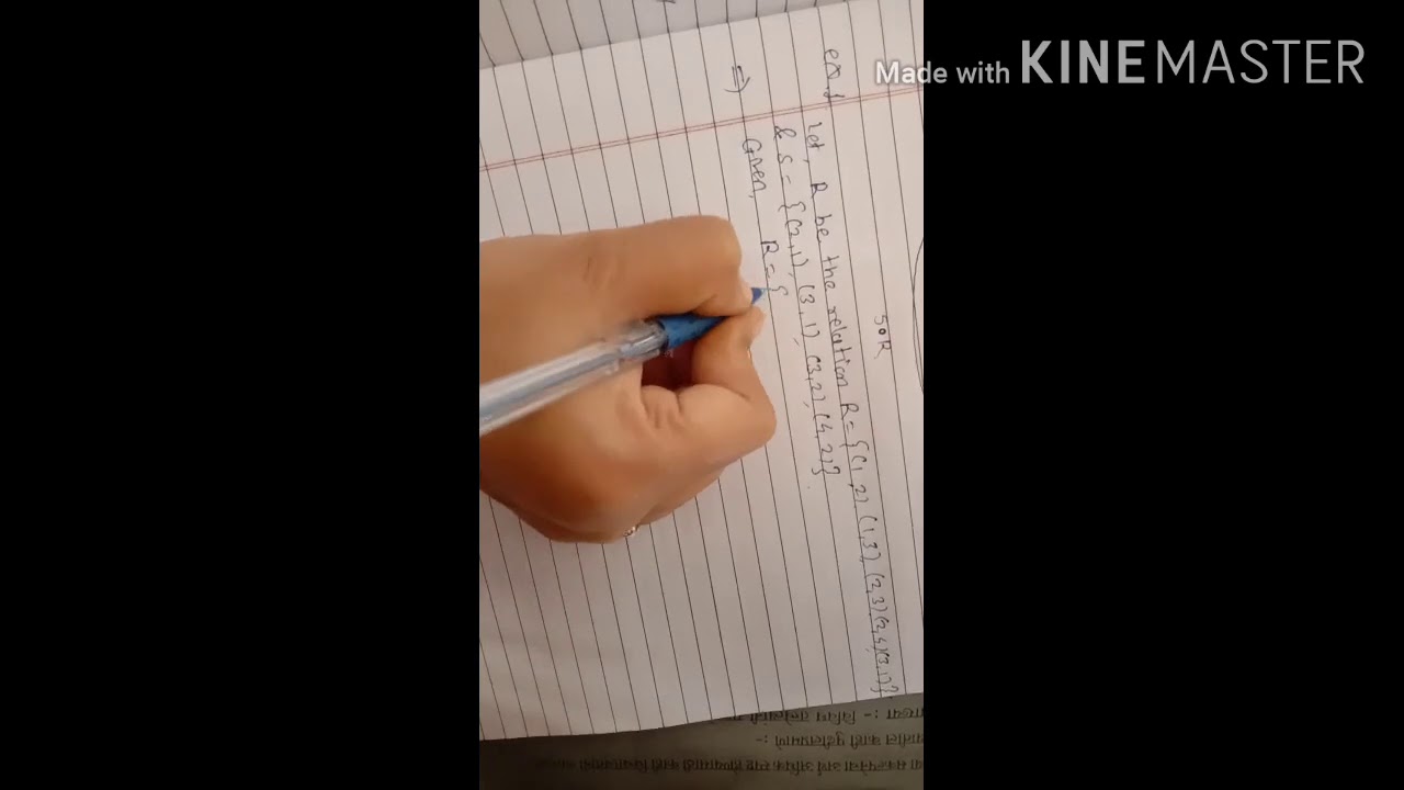 Algebra composition of relation definition and example - YouTube