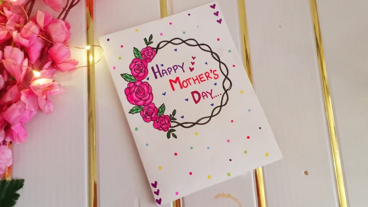 Easy & Beautiful Mother's day card • mothers day greeting card idea•How ...