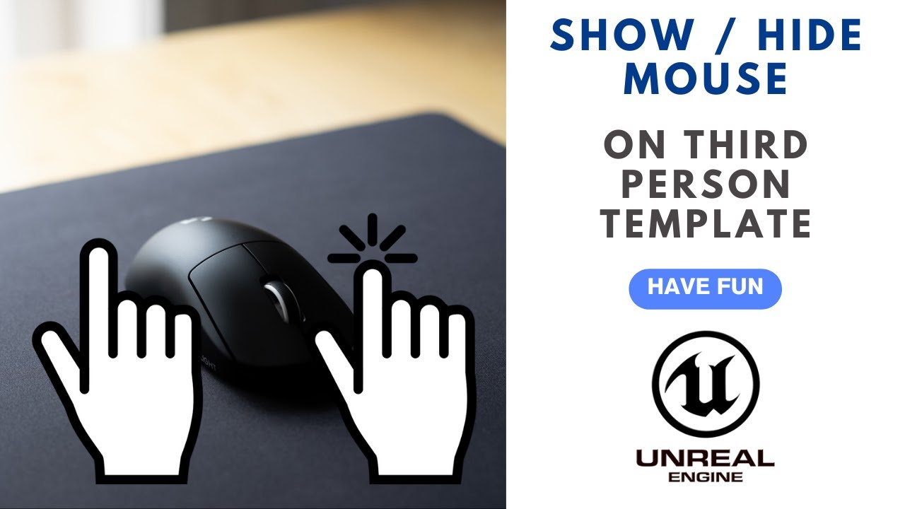 Unreal 5: Show mouse on Third Person Template, hide only on mouse down ...