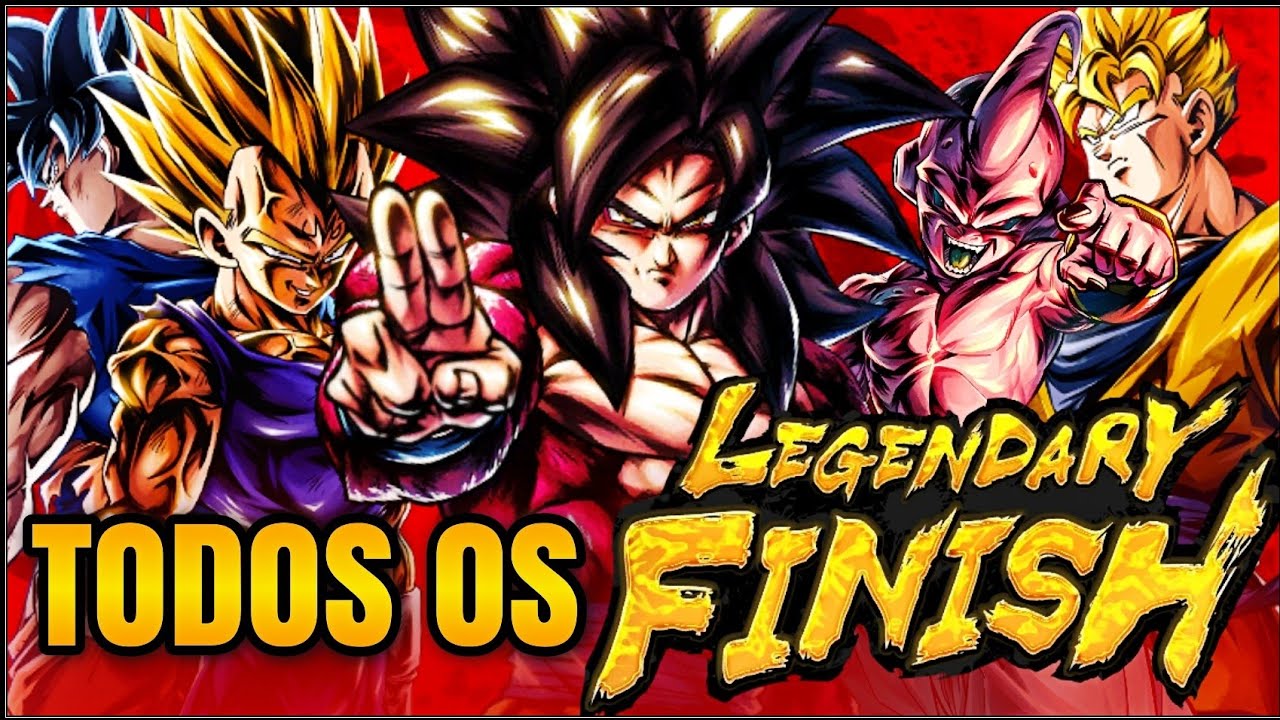 ALL LEGENDARY FINISH! DRAGON BALL LEGENDS - YouTube
