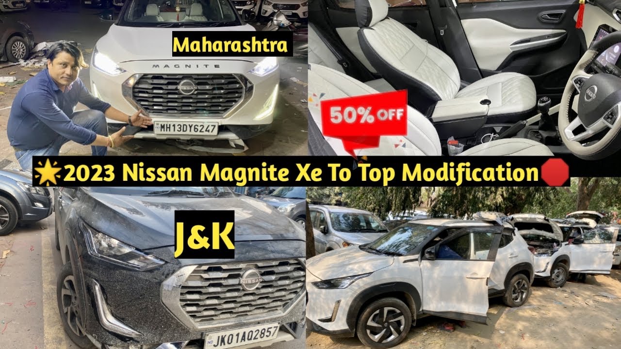🌟 2023 Nissan Magnite Xe Modified From Maharashtra & J&K🔥 Magnite ...