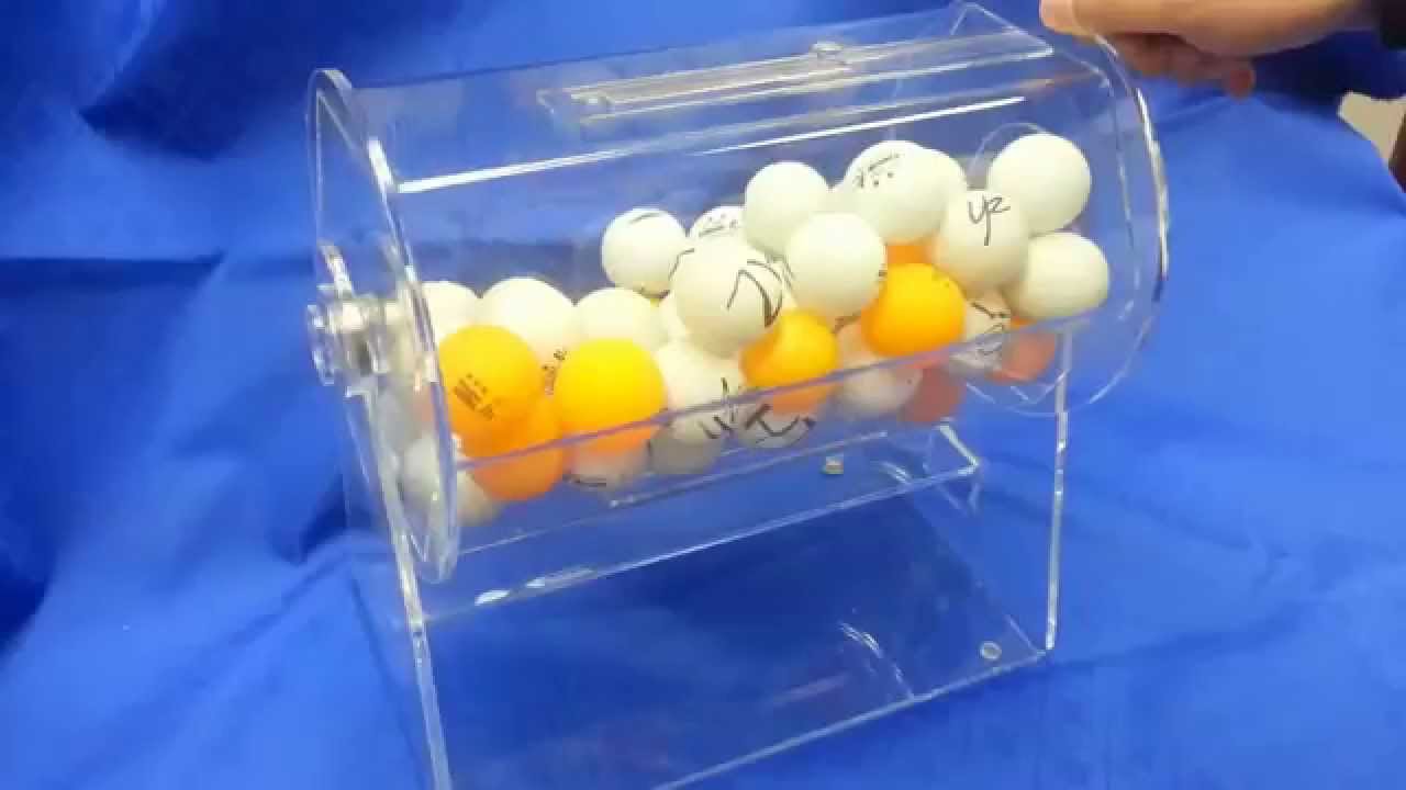 Small Size Acrylic Raffle Drum @ MRC - YouTube