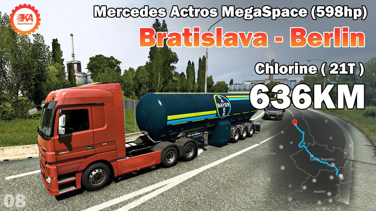 Euro Truck Simulator 2 Gameplay - Mercedes Truck - ETS 2 Steering Wheel ...
