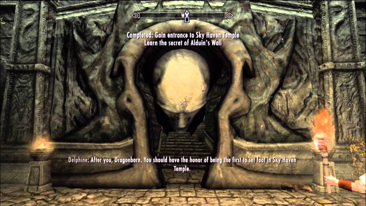 Elder Scrolls V: Skyrim | Part 19 | Alduins Wall - YouTube