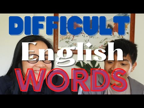 Fun Tagalog Lesson - DIFFICULT ENGLISH WORDS - YouTube