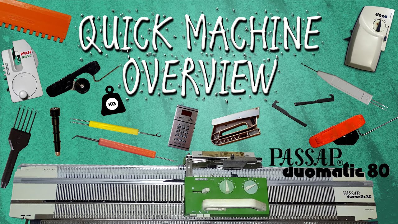 Passap Duomatic 80 - All the Parts You Need to Know - YouTube