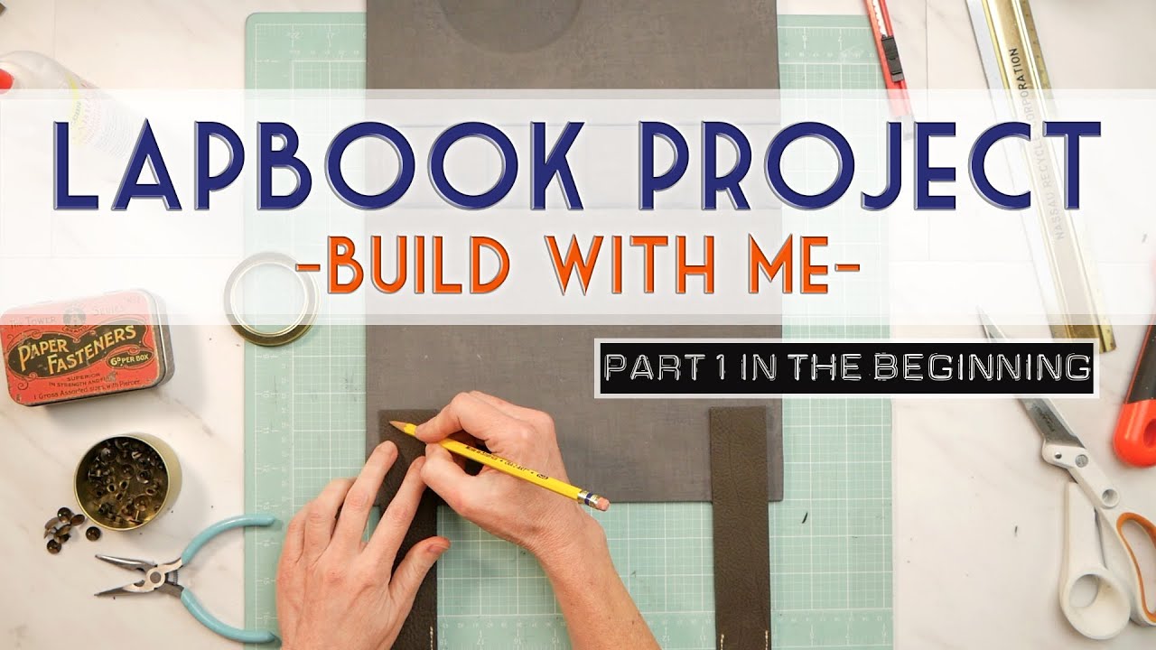 LAPBOOK PROJECT 2020 | BUILD WITH ME | part 1 - YouTube