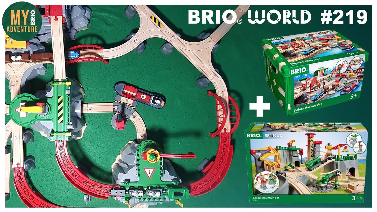 BRIO Deluxe + Cargo Mountain Sets - BIG New Layout! [219] - YouTube