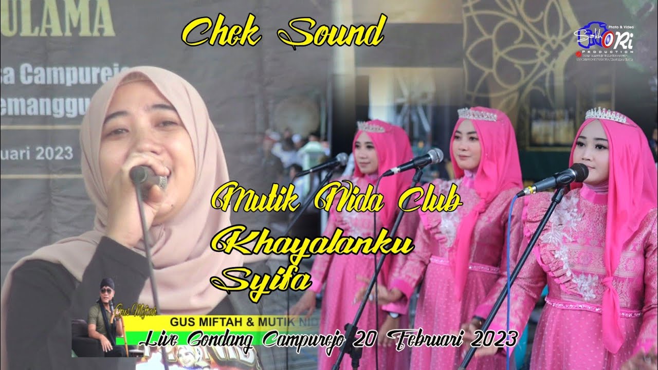HAYALANKU .Cek Sound Mutik NIDA CLUB Ratu Kendang Indonesia.live ...