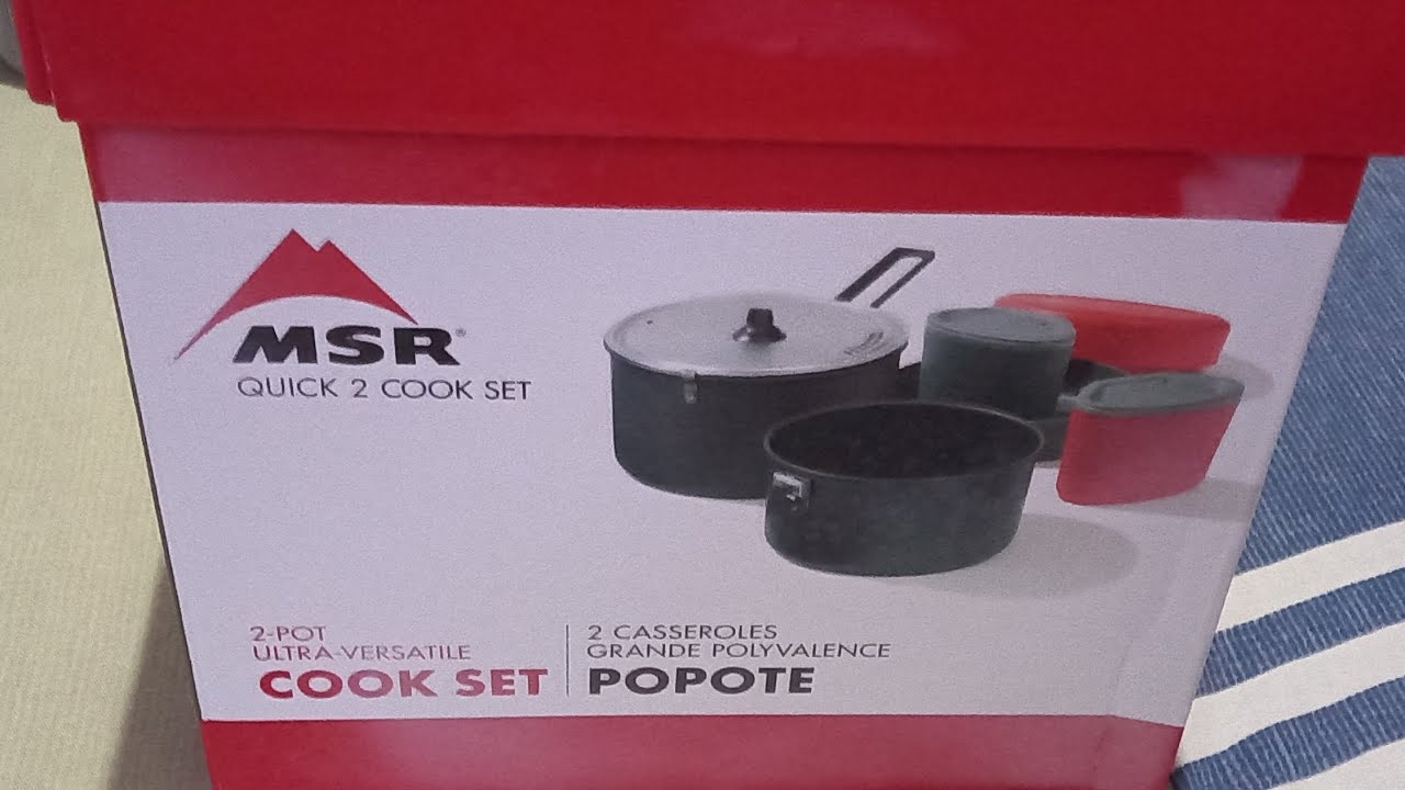 MSR Quick 2 Cook Set Unboxing by EmmOng - YouTube