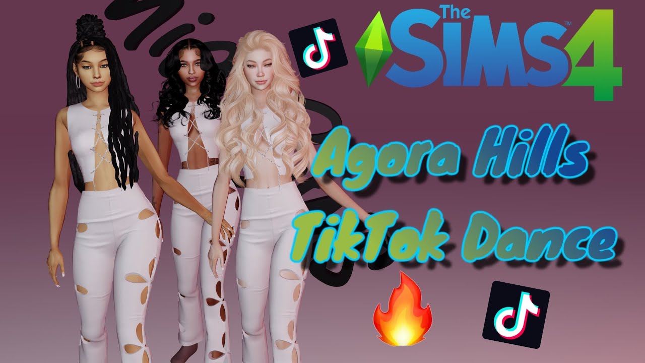 TikTok "Agora Hills" TikTok Dance Animation for The Sims 4 - YouTube