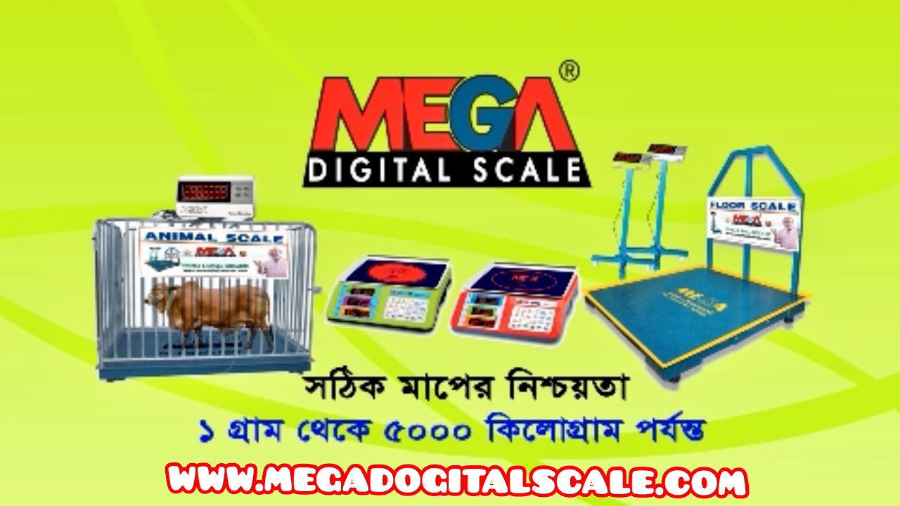 Mega Digital weight Scale - YouTube