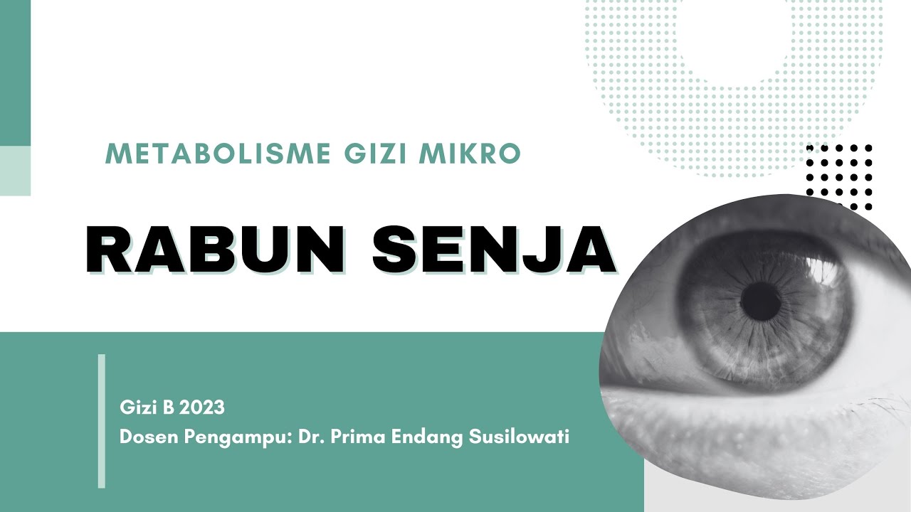 RABUN SENJA (Metabolisme Zat Gizi MIkro) - YouTube